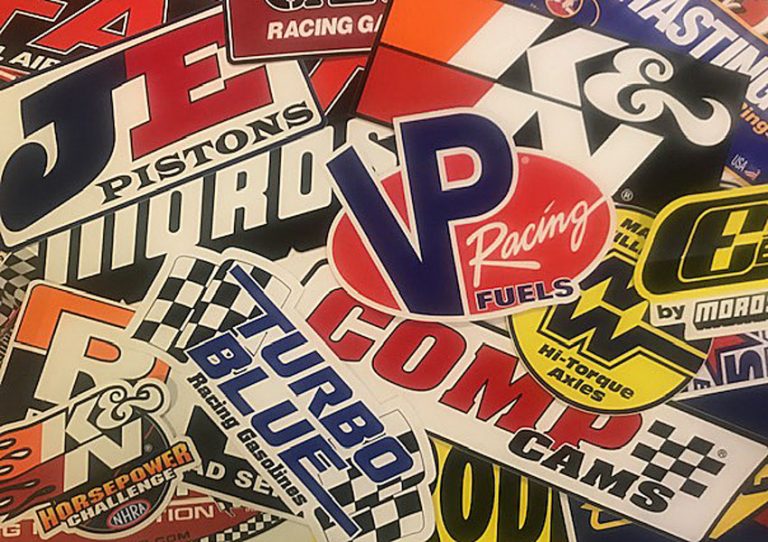 Grab Bag of 45+ Racing Decals Stickers | CrashDaddy Racing ...