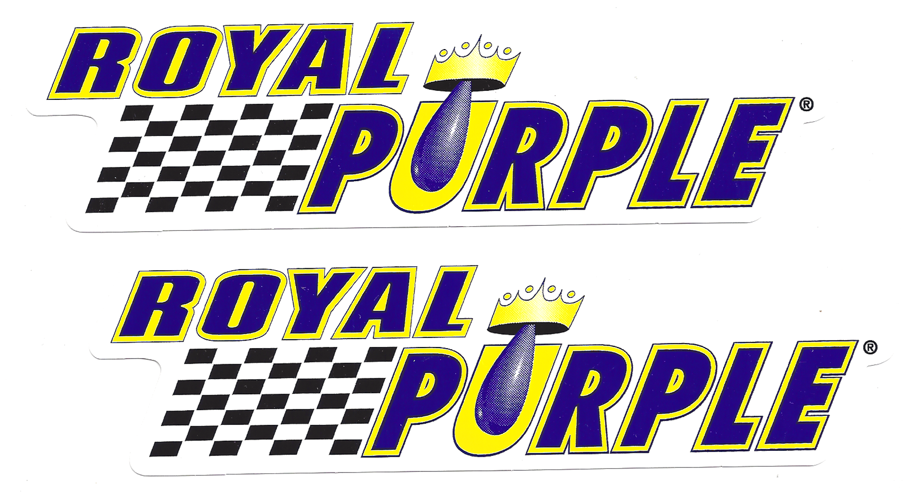 royal purple decal pair nl | CrashDaddy Racing DecalsCrashDaddy Racing ...