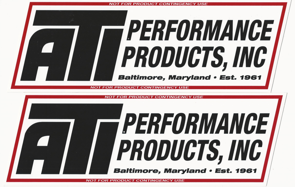 ATI Performance Race Decals Stickers Paired | CrashDaddy Racing ...