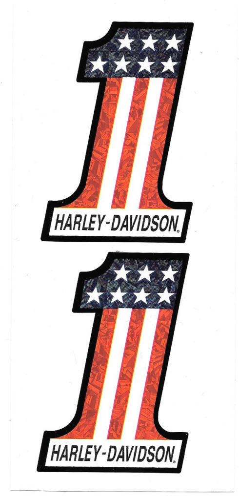 Harley Davidson #1 decals | CrashDaddy Racing DecalsCrashDaddy Racing ...
