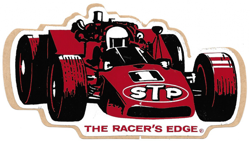 STP Indy Racer Racing Decal Sticker Vintage | CrashDaddy Racing ...