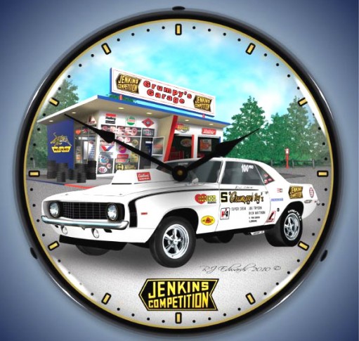 69 jenkins camaro clock | CrashDaddy Racing DecalsCrashDaddy Racing Decals