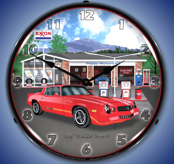 79 camaro exxon clock | CrashDaddy Racing DecalsCrashDaddy Racing Decals