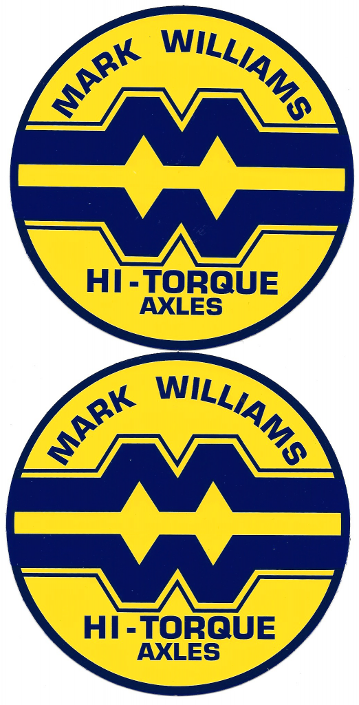 Mark Williams Hi-Torque Axles decals | CrashDaddy Racing ...