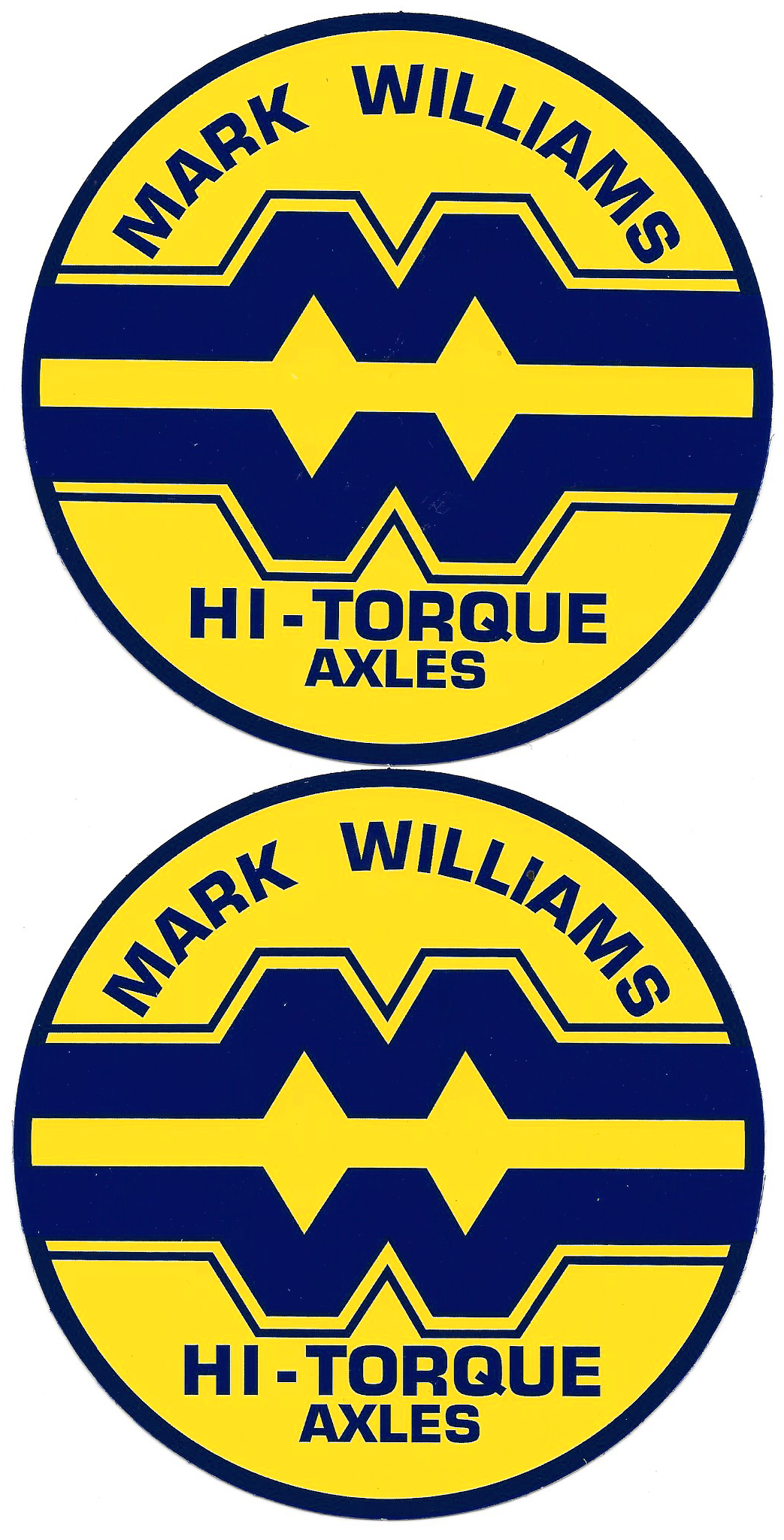 Mark Williams Hi-Torque Axles decals | CrashDaddy Racing ...