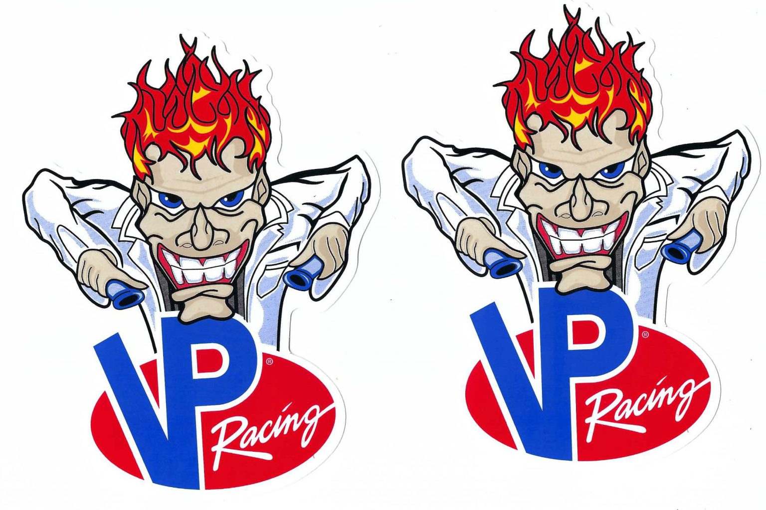 VP Mad Scientist Race Decals Sticker Large Paired | CrashDaddy Racing ...