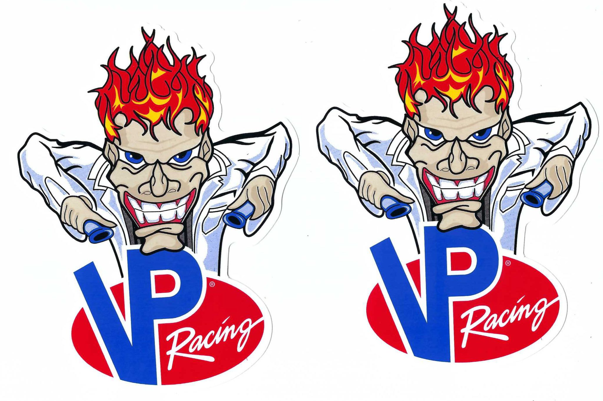 VP Mad Scientist Race Decals Sticker Large Paired | CrashDaddy Racing ...