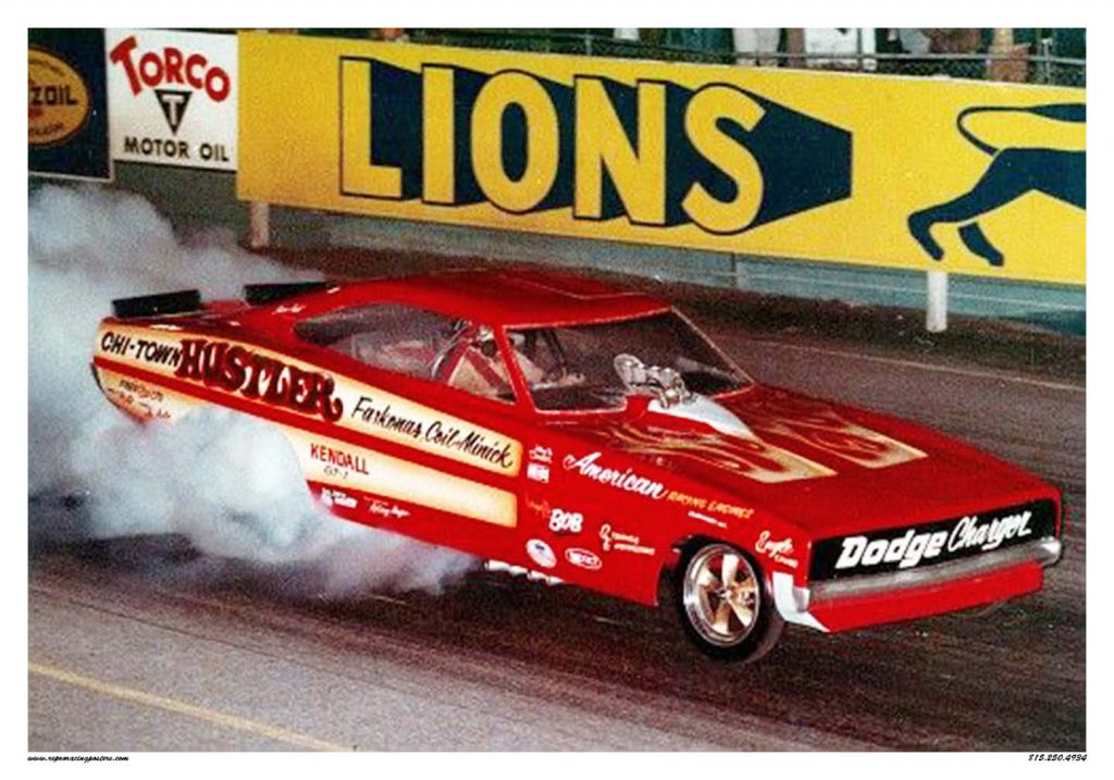 Chi-Town Hustler Lions Drag Racing Poster 1960's | CrashDaddy Racing ...