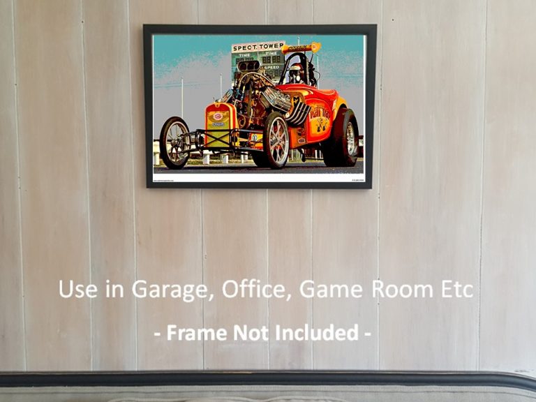 Rat Trap Fuel Altered Racing Poster 1970's | CrashDaddy Racing ...