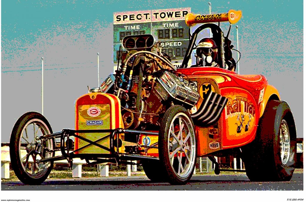 Rat Trap Fuel Altered Racing Poster 1970's | CrashDaddy Racing ...