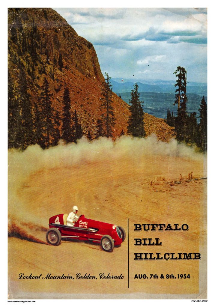 Buffalo Bill Hill Climb Racing Poster 1955 | CrashDaddy Racing ...