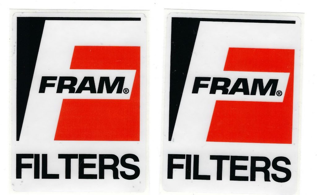 FRAM FILTERS | CrashDaddy Racing DecalsCrashDaddy Racing Decals