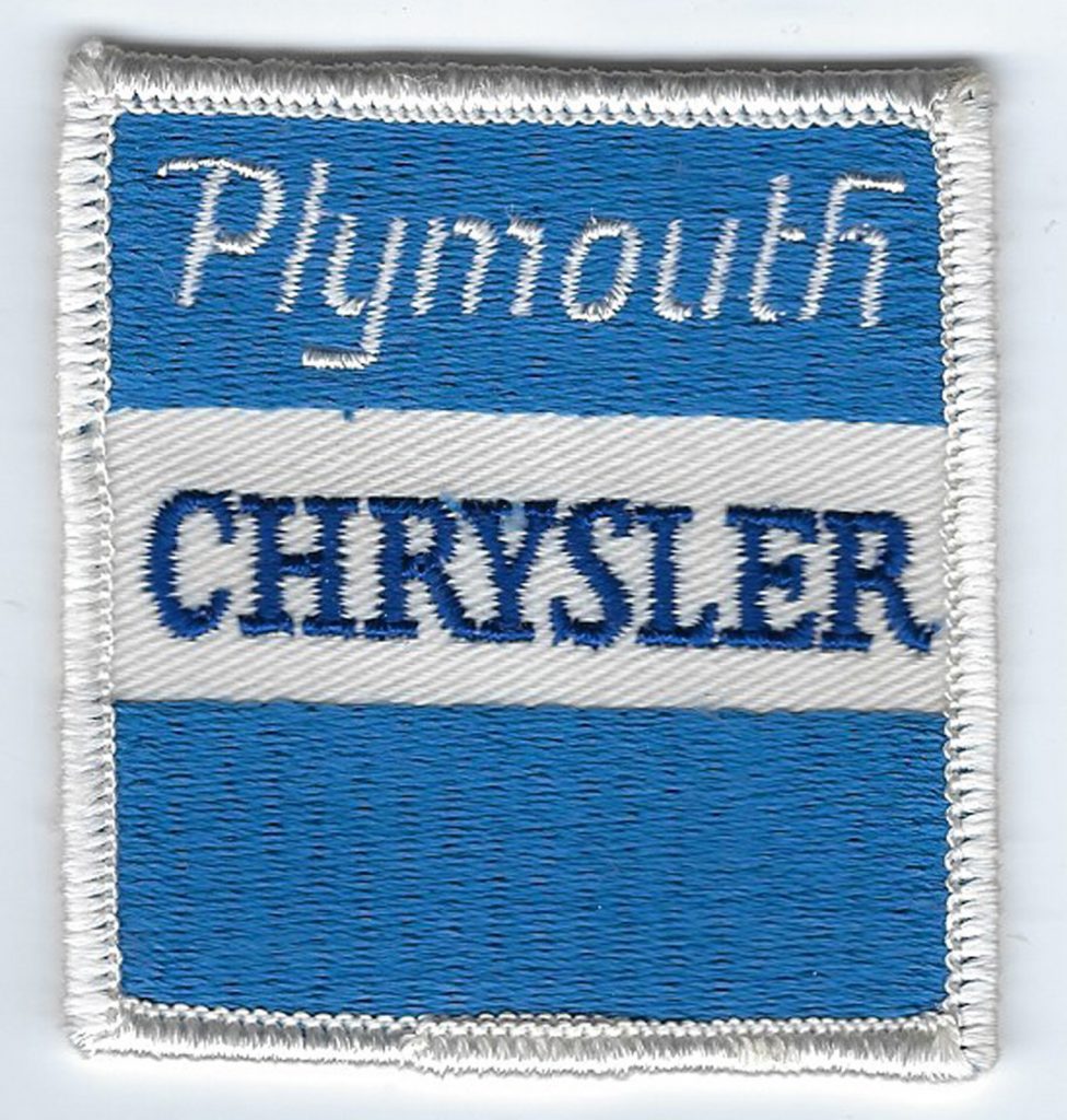 PLYMOUTH CHRYSLER PATCH | CrashDaddy Racing DecalsCrashDaddy Racing Decals