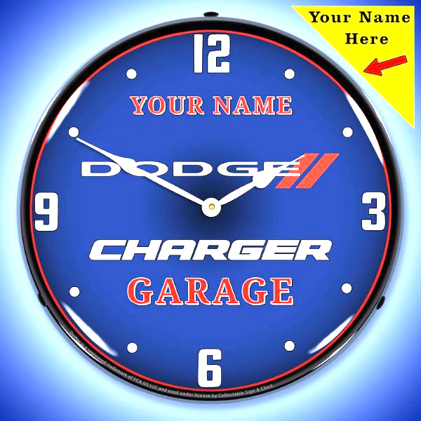 DODGE CHARGER CLOCK | CrashDaddy Racing DecalsCrashDaddy Racing Decals