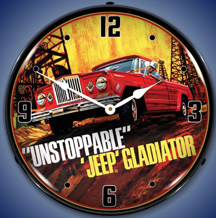 JEEP GLADIATOR UNSTOPPABLE CLOCK | CrashDaddy Racing DecalsCrashDaddy ...