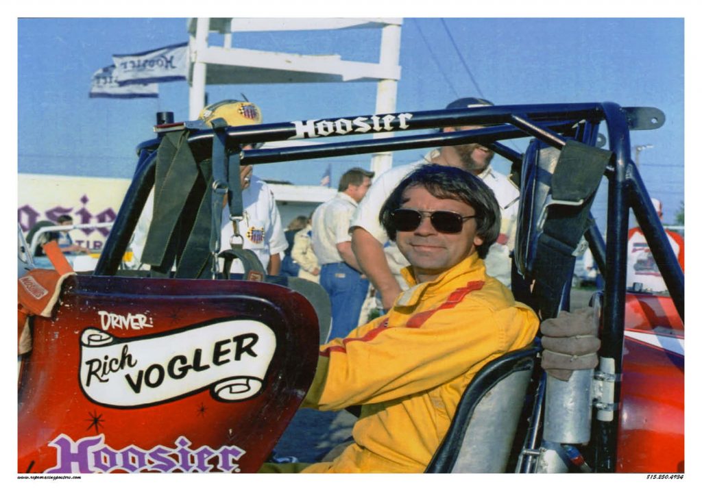 Rich Vogler in Car Portrait Racing Poster 1970's | CrashDaddy Racing ...