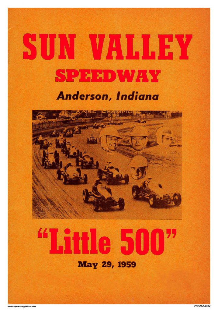 Sun Valley Speedway Little 500 Race Poster 1950's | CrashDaddy Racing ...