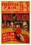 Wall of Death Motorcycle Stunt Poster 1940's | CrashDaddy Racing ...