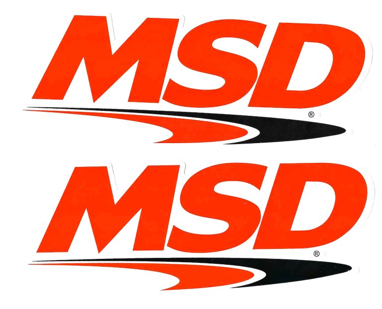 MSD Racing Decals Stickers Large Paired | CrashDaddy Racing ...