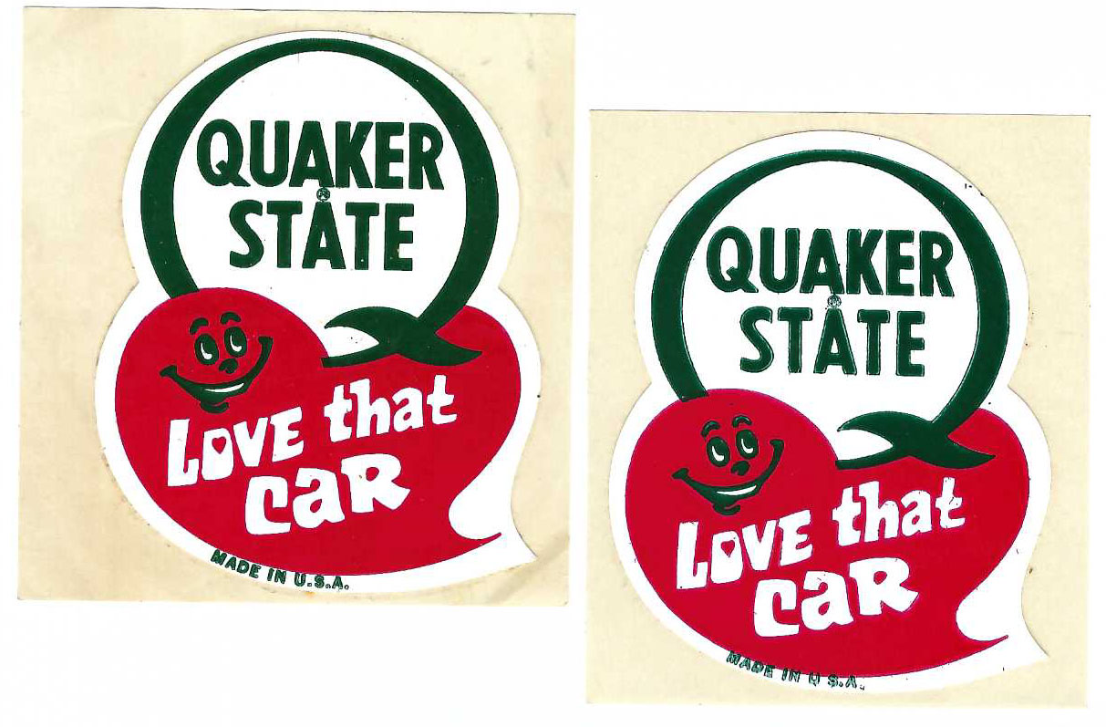 quaker state ltc decal pair vin | CrashDaddy Racing DecalsCrashDaddy ...