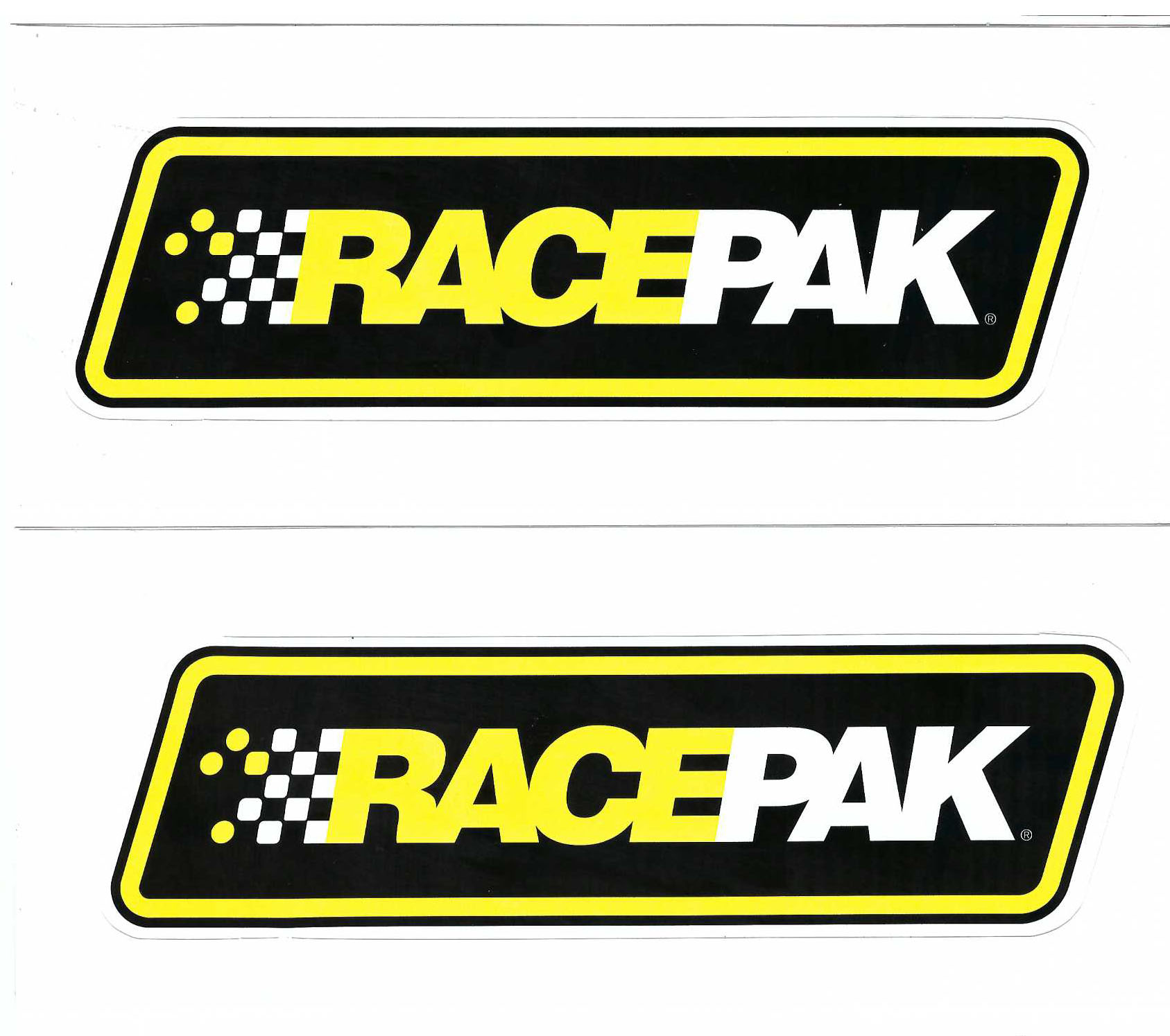 Racepak Racing Decals Stickers Paired | CrashDaddy Racing ...