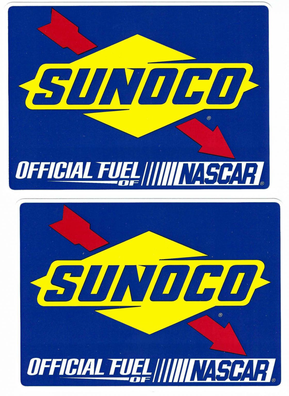 sunoco nascar decal pair | CrashDaddy Racing DecalsCrashDaddy Racing Decals