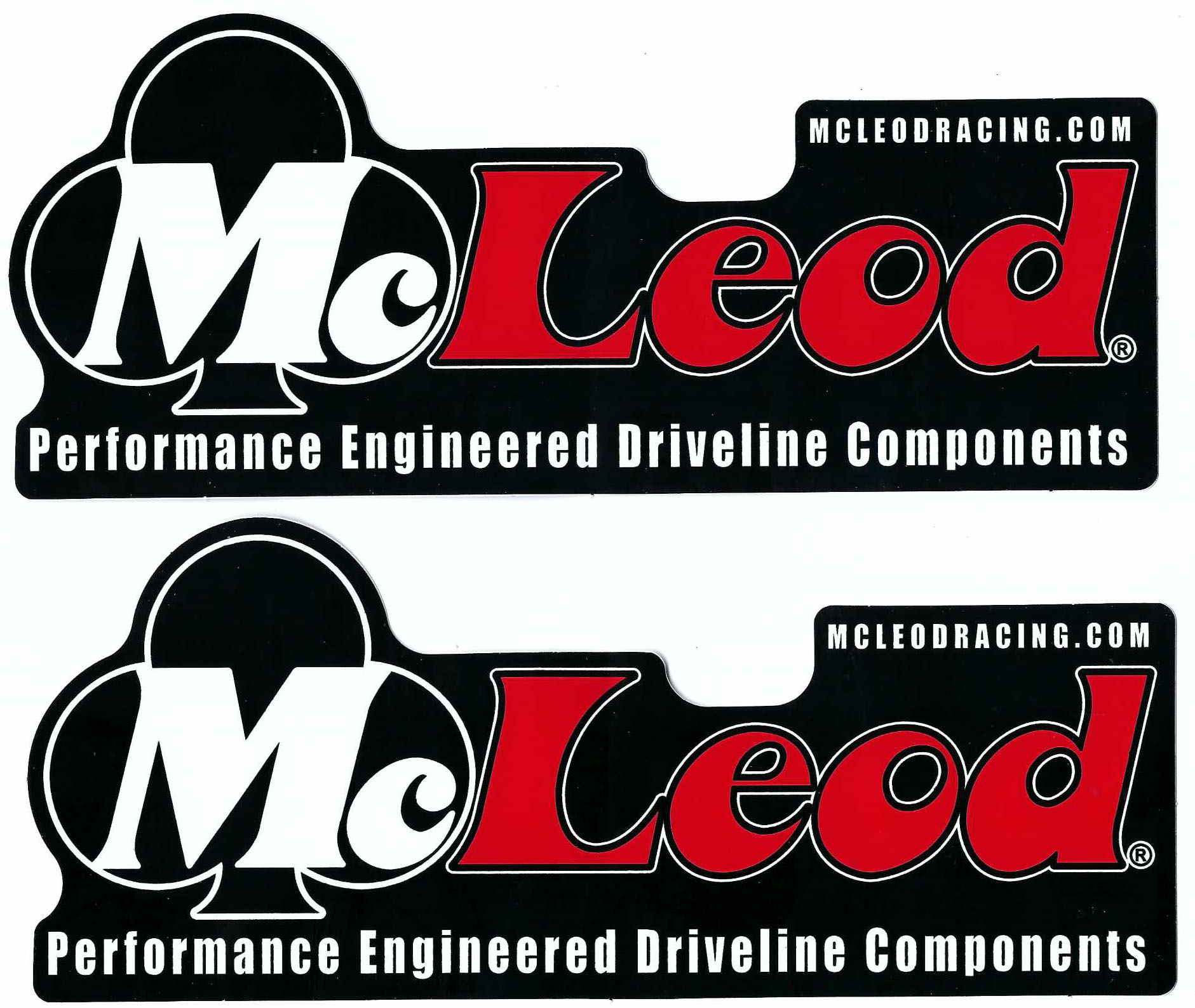 mcleod decal pair | CrashDaddy Racing DecalsCrashDaddy Racing Decals