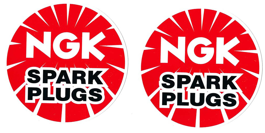 ngk decal pair | CrashDaddy Racing DecalsCrashDaddy Racing Decals