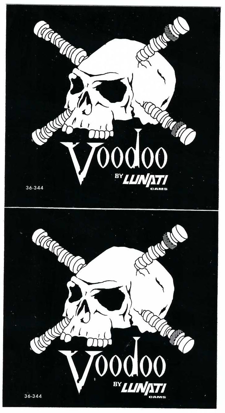 voodoo cams decal sht of 2 | CrashDaddy Racing DecalsCrashDaddy Racing ...
