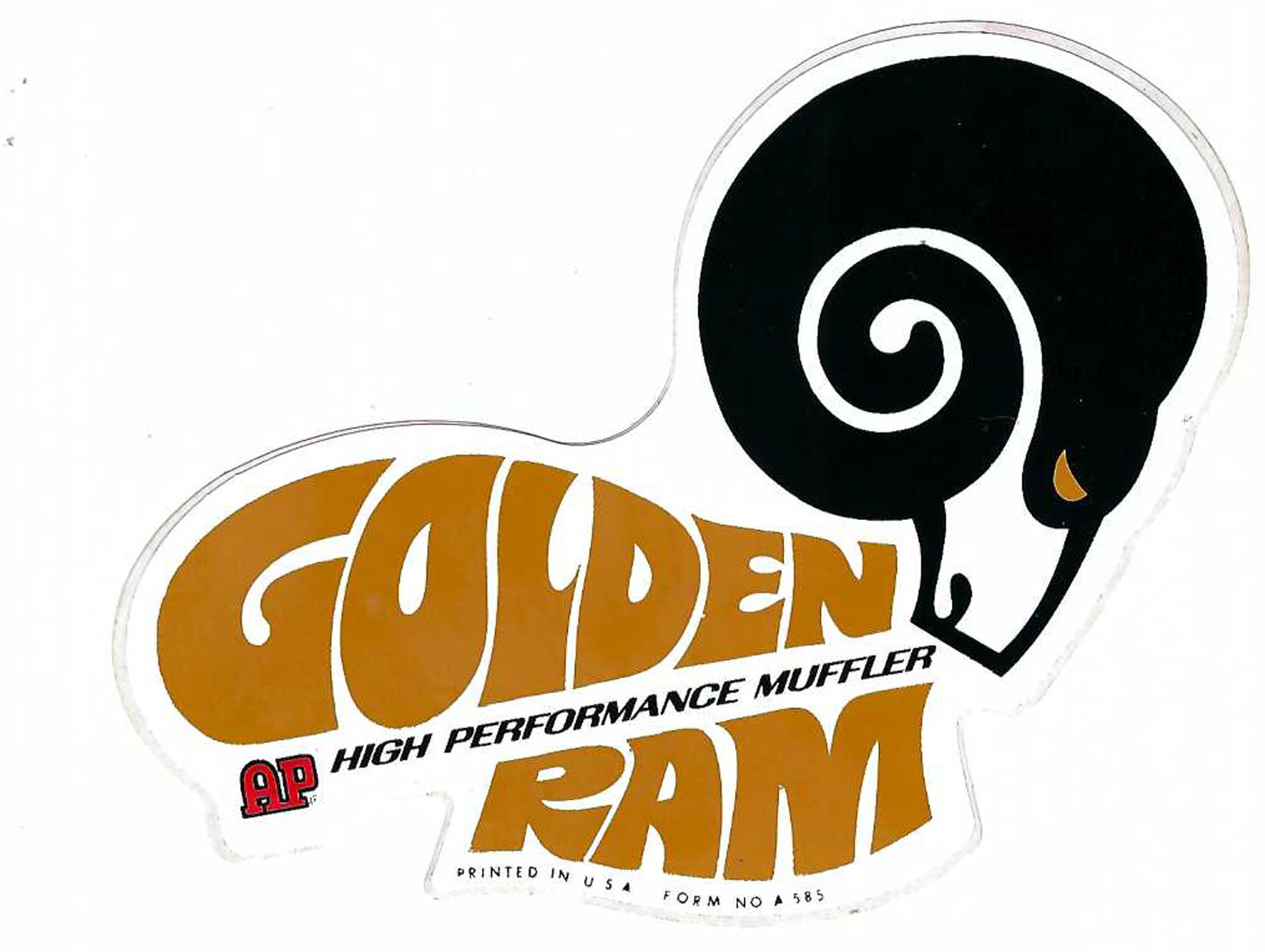 golden ram decal vin | CrashDaddy Racing DecalsCrashDaddy Racing Decals