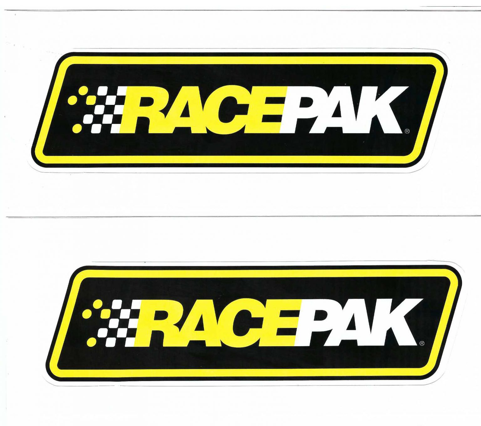 Racepak Racing Decals Stickers Paired | CrashDaddy Racing ...