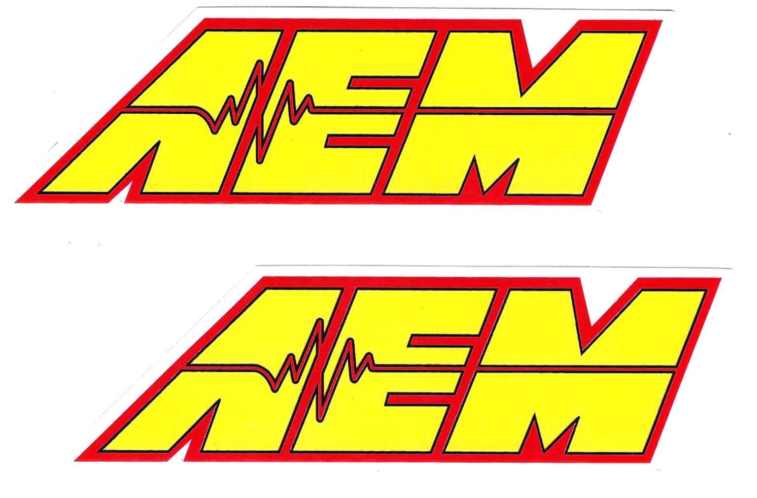 AEM Electronics Racing Decals Stickers Paired | CrashDaddy Racing ...